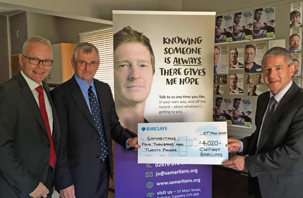 Coventry & Warwickshire First Raising £4,000 for Samaritans - Coventry ...